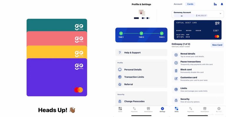 尼日利亚Gomoney电子钱包开户指南万事达虚拟卡开卡教程及使用体验评测 – VCCBUS